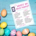 Easter Whats on Your Phone Game Printable Easter Games Party Games ...
