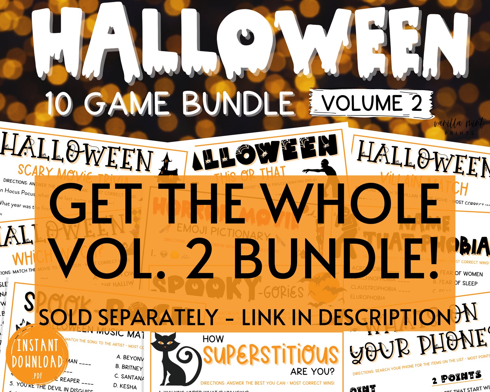 Halloween Riddles Party Game Halloween Games for Kids Fun - Etsy