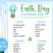Earth Day Scavenger Hunt Game Fun Printable Spring Games Environmental ...