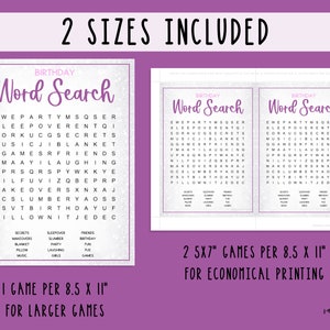 Teen Slumber Party Games | Word Search | Girls Sleepover Birthday Party ...