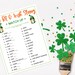 St. Patrick's Day Irish Slang Game Printable Game Fun St. Patty's Day ...