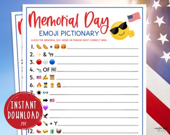 4th July Emoji Game - Etsy