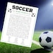 Soccer Word Search Game Printable Soccer Team Party Games Futbol Games ...