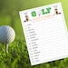 Golf Word Scramble Game Printable Golf Team Party Game Masters Golf ...