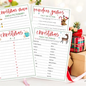 Christmas Game BUNDLE Volume 2 | 10 Christmas Printable Games ...