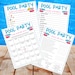 Pool Party 10 Party Game BUNDLE Fun Printable Summertime Party Games ...