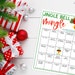 Christmas Jingle Bell Mingle Game Find Someone Who Xmas Games Fun ...