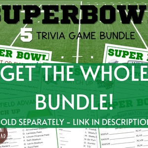 Football Word Puzzle Game Super Bowl Party Games Printable - Etsy