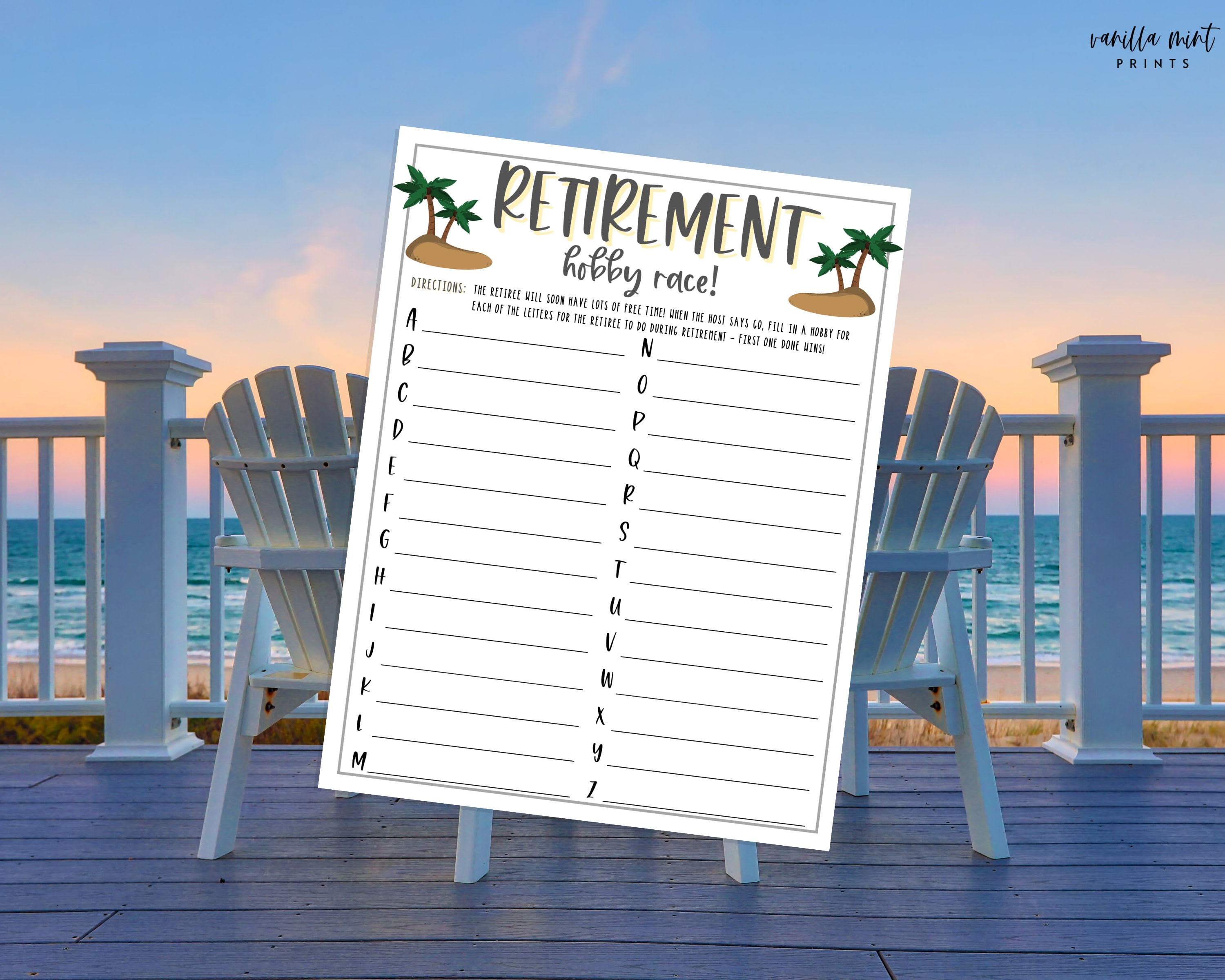 Retirement Party Games | Retirement Hobby Race | Fun Retirement Party ...