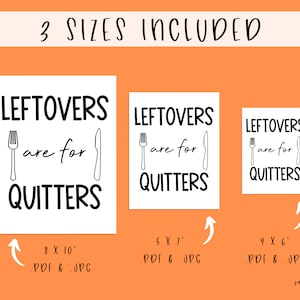 Thanksgiving Sign | Leftovers Are for Quitters | Funny Thanksgiving ...