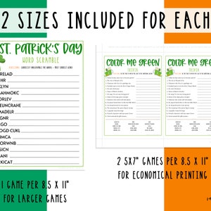 St. Patrick's 5 Trivia Game BUNDLE Irish Games Fun St. | Etsy