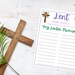 Lent Word Puzzle Lenten Printable Party Games Easter - Etsy
