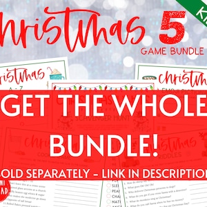 Christmas Trivia Game | Christmas Trivia Printable Games | Christmas ...
