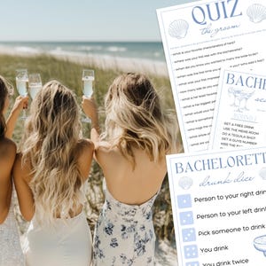 Last Toast on the Coast Bachelorette Party Games BUNDLE Last Toast ...