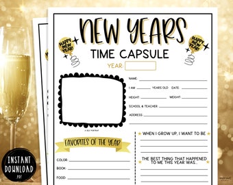 Printable New Year's Eve Countdown Cards. From Noon to - Etsy