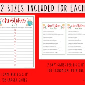 Christmas Game BUNDLE Volume 2 | 10 Christmas Printable Games ...