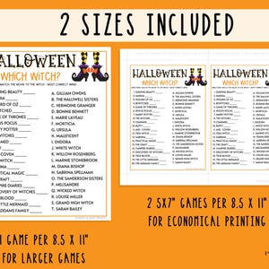 Halloween Witch Matching Game | Which Witch | Halloween Printable Games ...