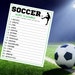 Soccer Word Scramble Game Printable Soccer Team Party Game Futbol Games ...