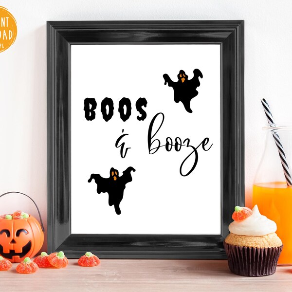 Boos and Booze Party - Etsy