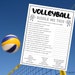 Volleyball Riddle Me This Game Printable Volleyball Team Party Games ...