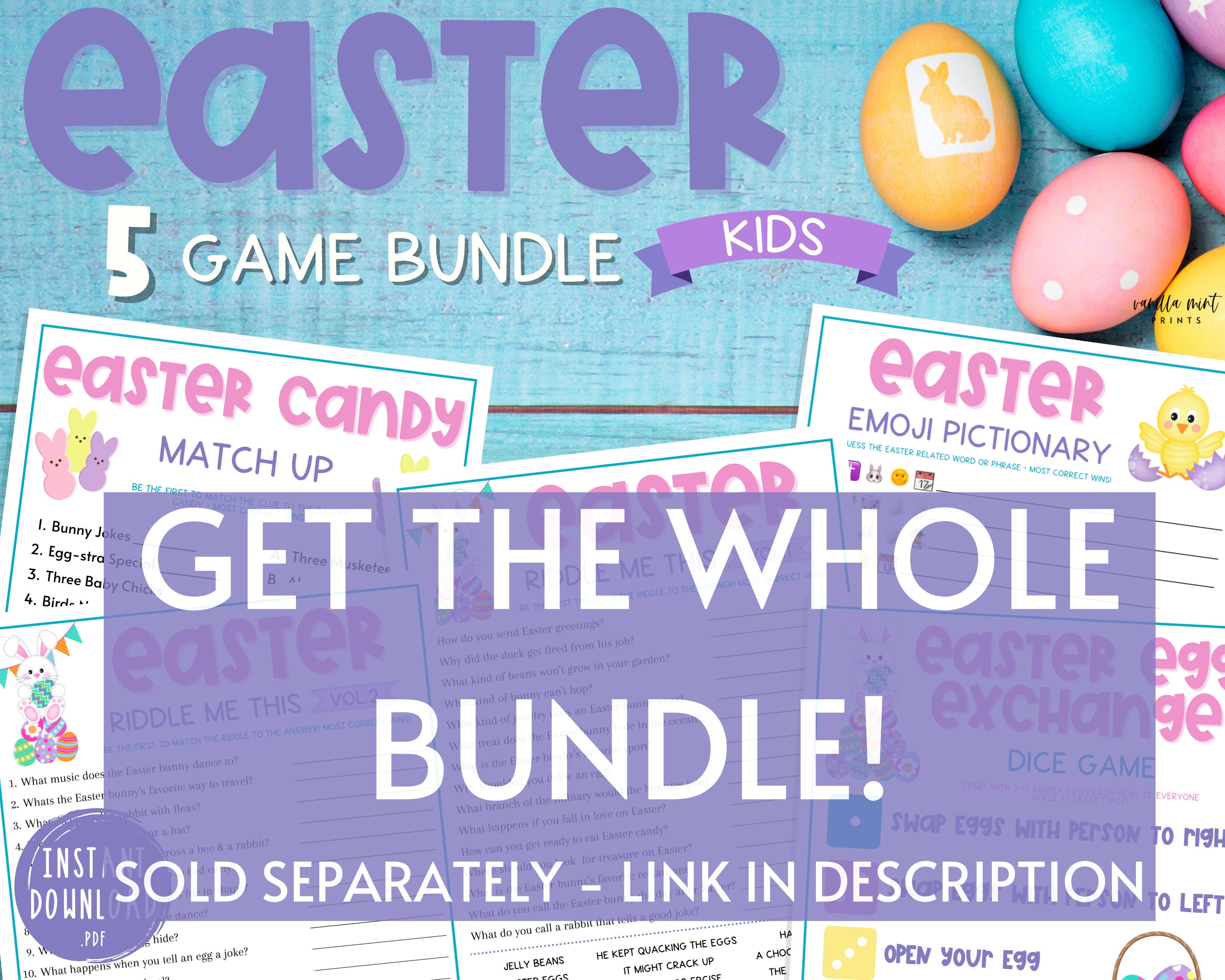 Easter This or That Game Printable Easter Party Games - Etsy