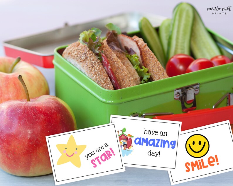 16 Lunch Box Notes for Kids Printable Messages for Lunch - Etsy