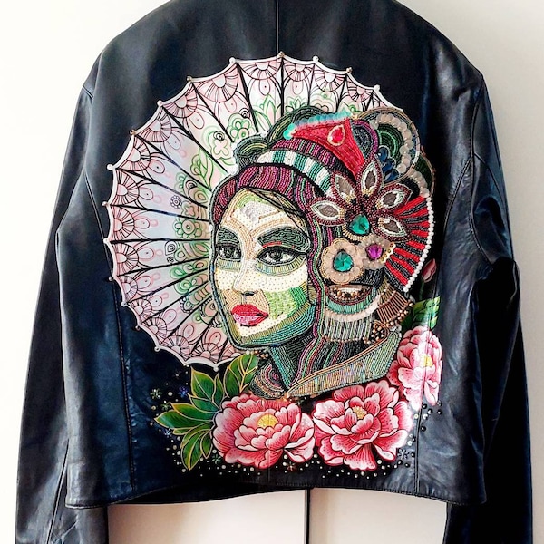 Handpainted Jacket - Etsy