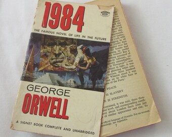 Map of the World George Orwell 1984 Vintage Style Map A3 A2 A1 A0 Art ...