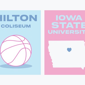 Iowa State University Prints - Set of 12 - Etsy