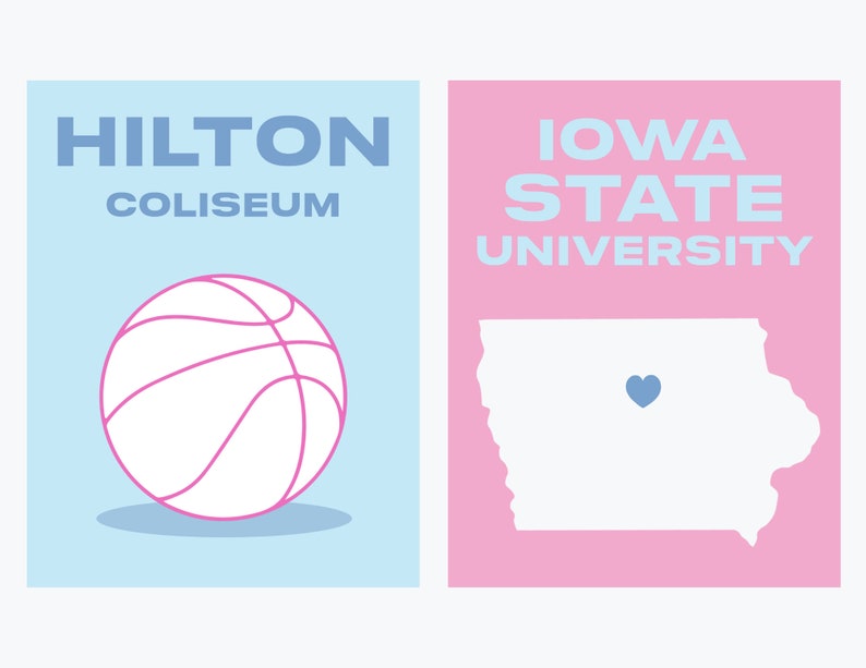 Iowa State University Prints - Set of 12 - Etsy