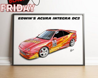 Acura Integra Poster - Etsy