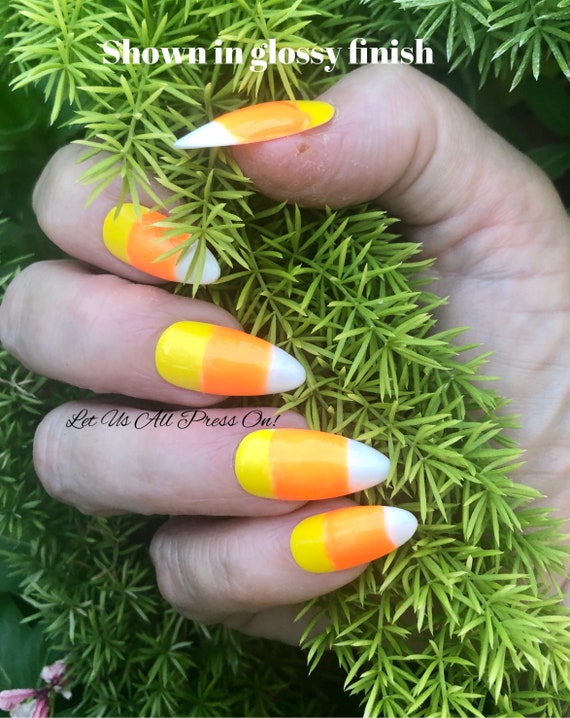 Candy Corn Nail Designs