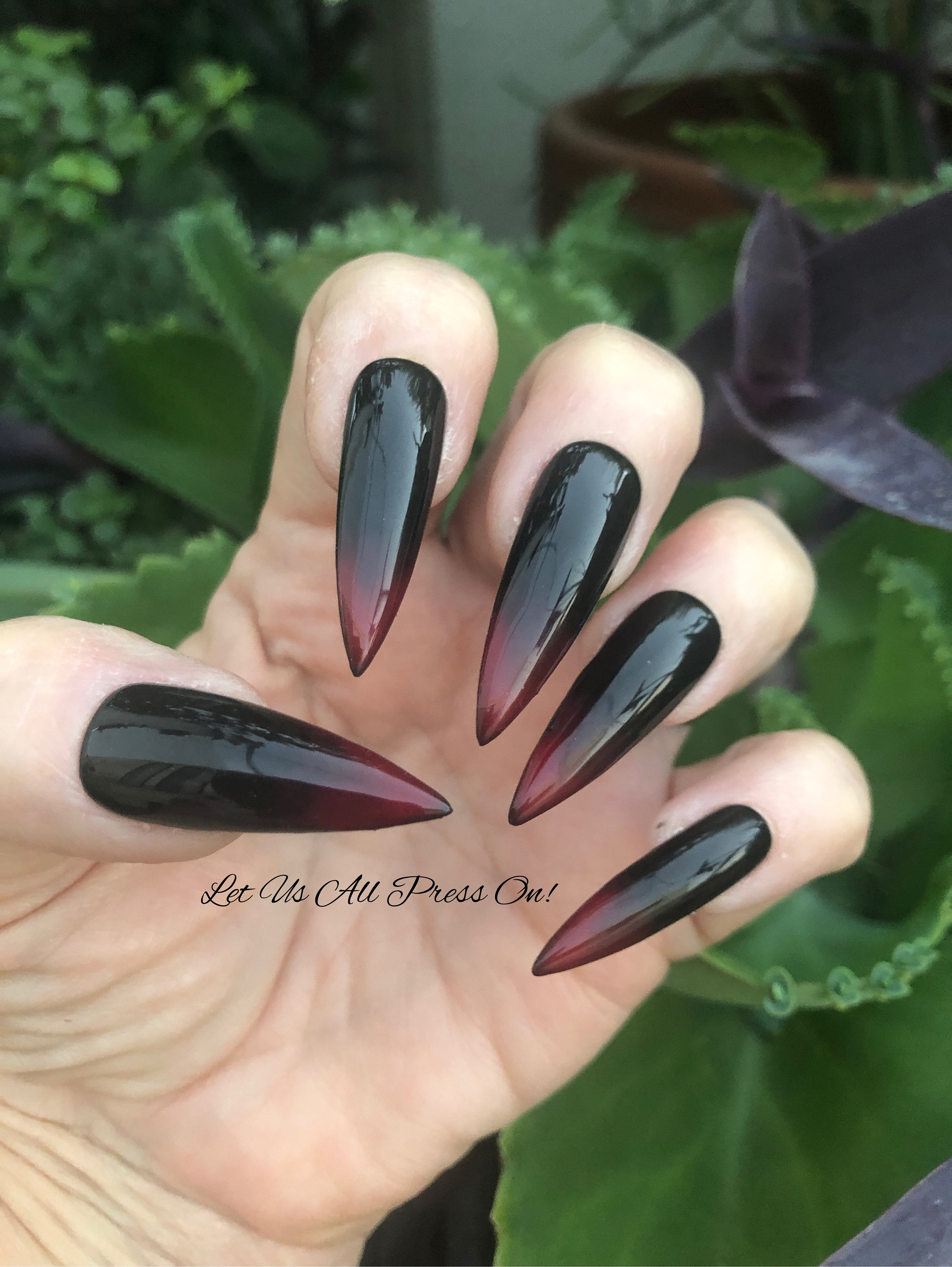 Pointy Vampire Nails
