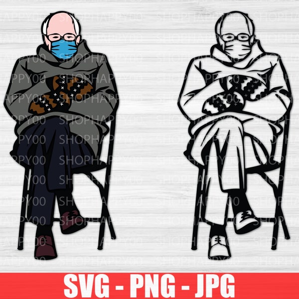 Bernie Sanders Svg - Etsy