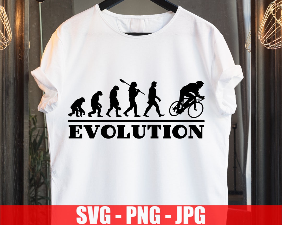 Evolution Funny Bike SVG Bicycle Evolution Svg Outdoor - Etsy