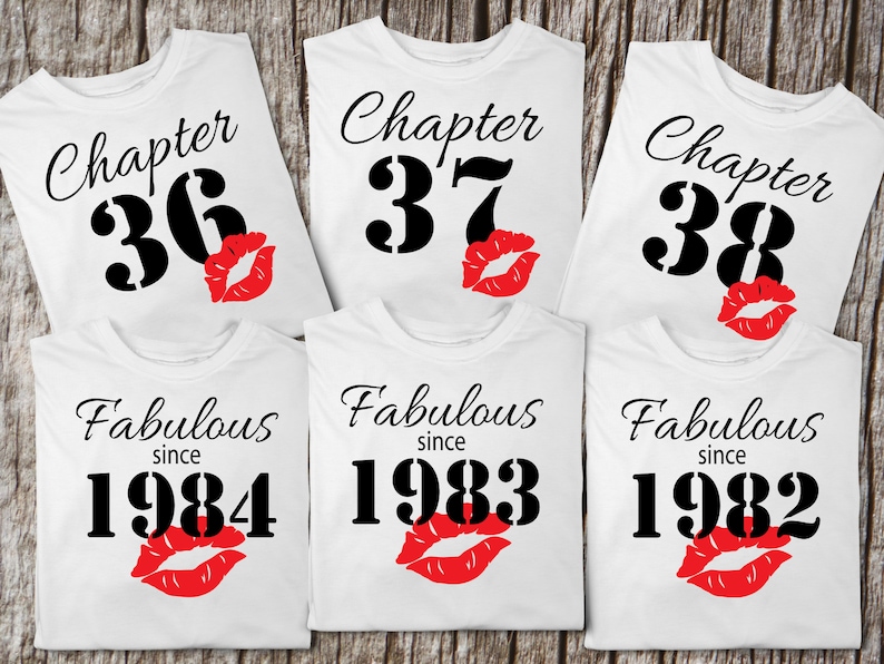 Fabulous Since and Chapter 30-39 Its My Birthday Svg - Etsy