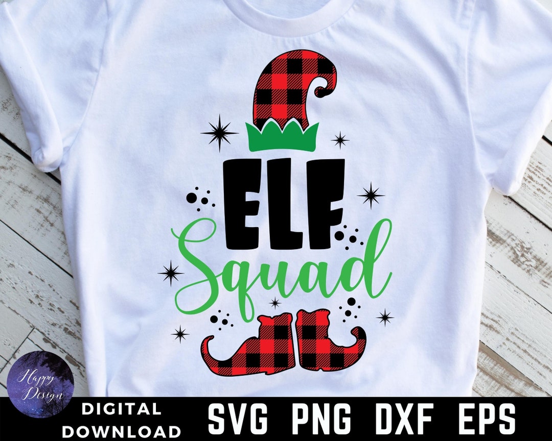 Elf Squad Svg, Christmas Svg, Kids Christmas Svg, Elf Shirt Svg, Elf ...
