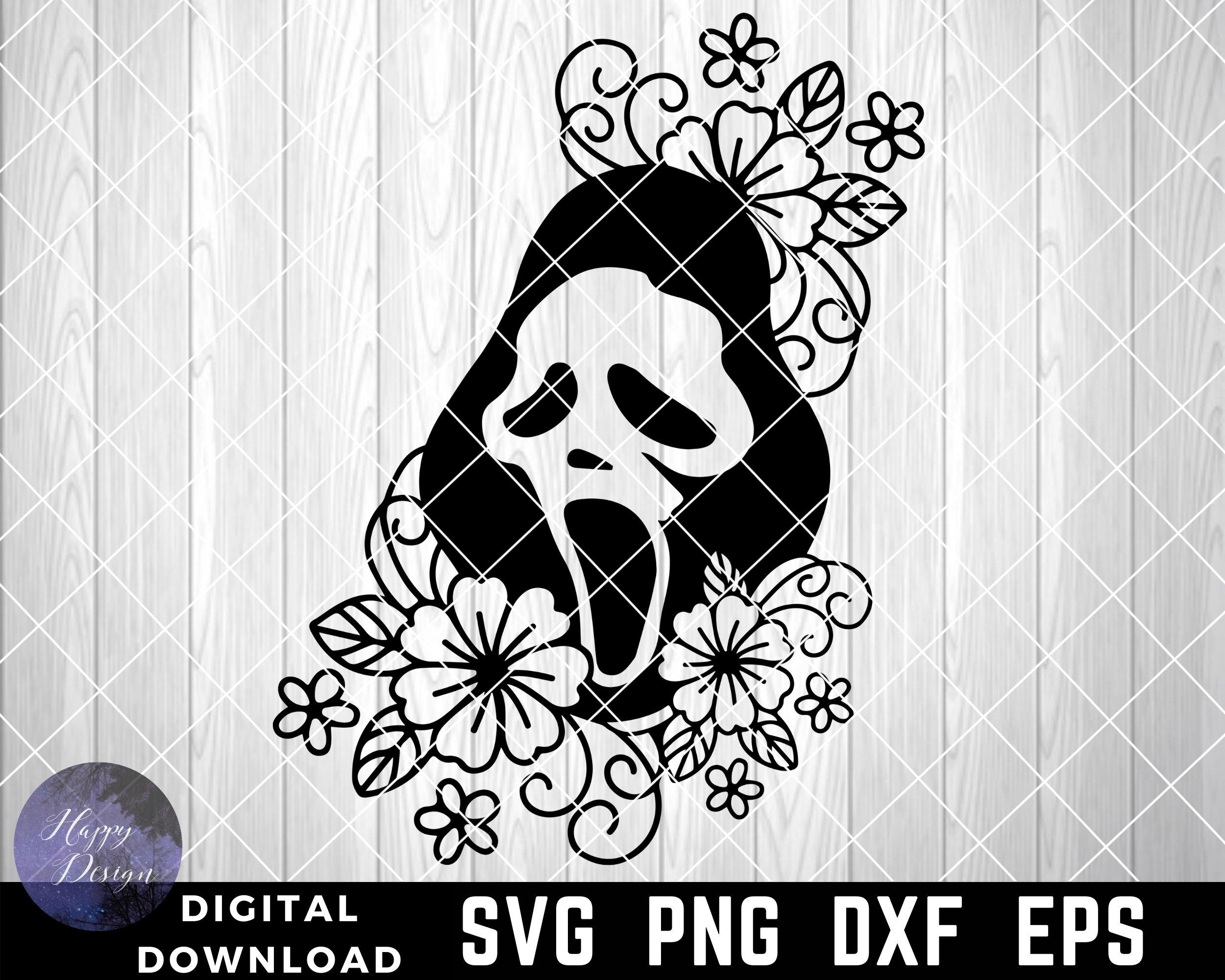 Scream face svg Halloween svg Scream Movie Ghost Face ghost | Etsy