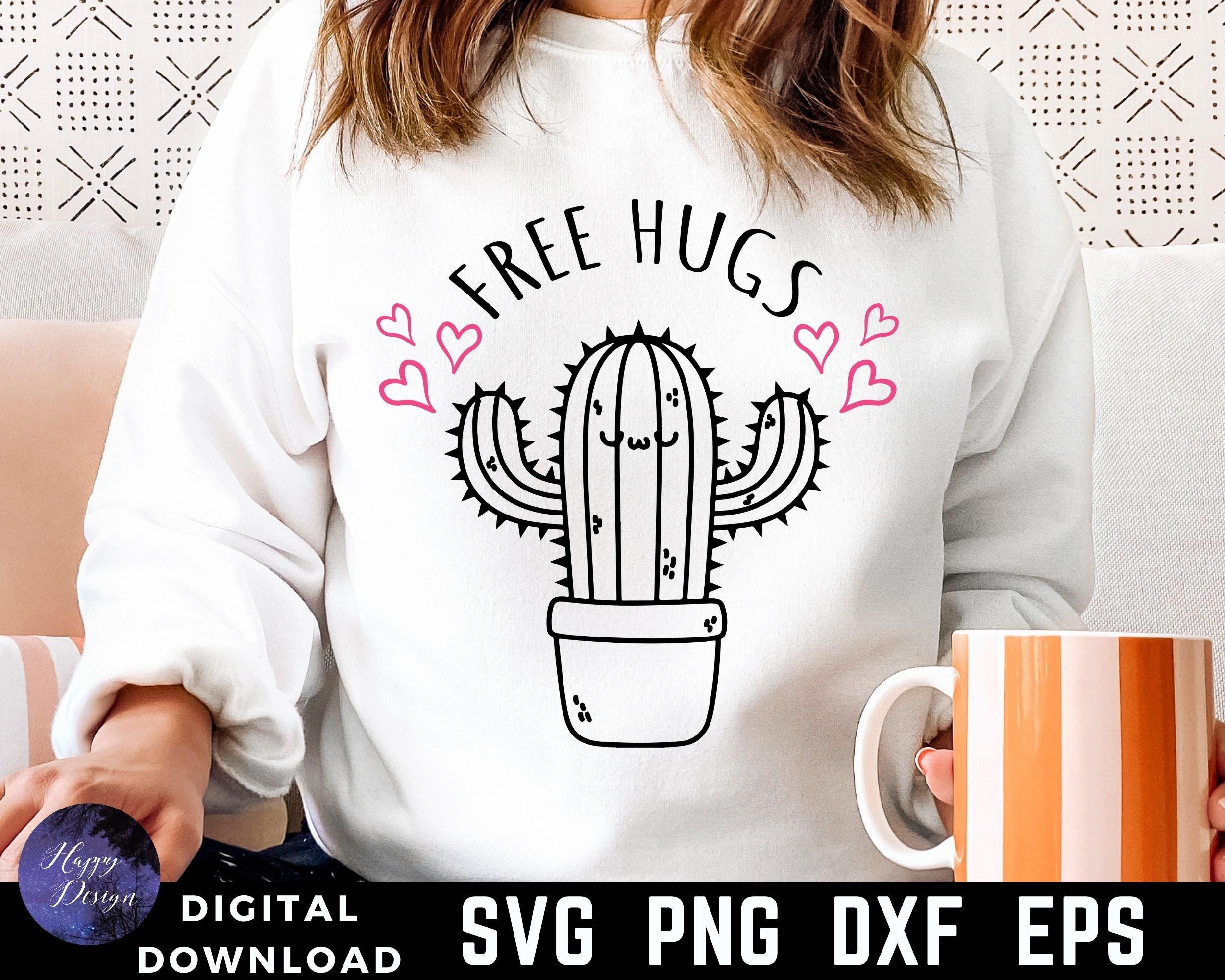 Free Hugs Svg Valentine's Day Cut File Funny Design - Etsy