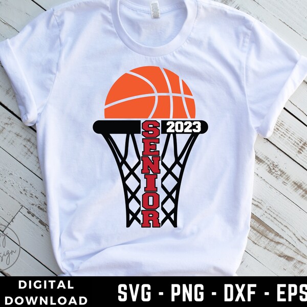 Basketball Senior 2023 Svg Etsy