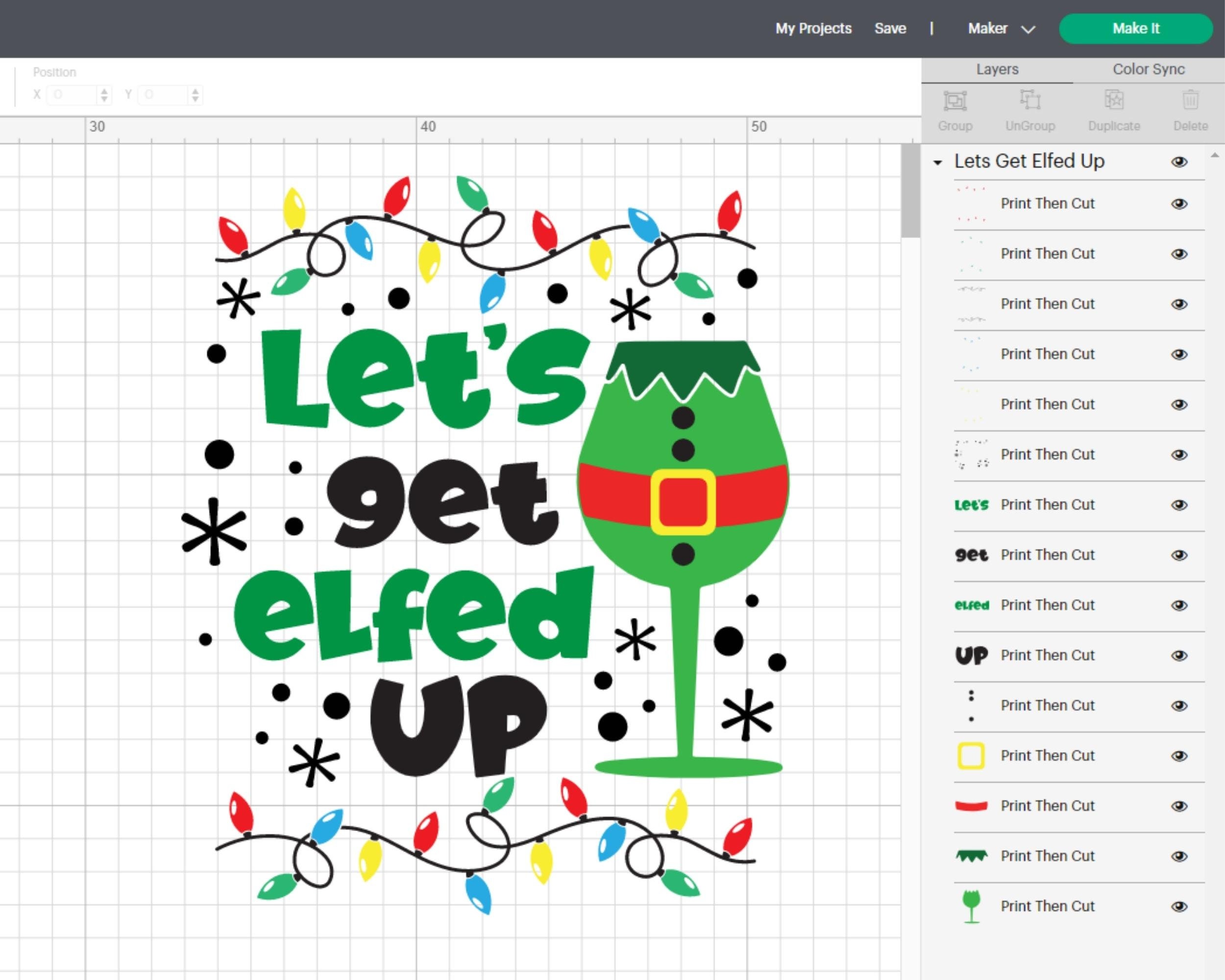 Let's Get Elfed up SVG Christmas SVG Merry Christmas - Etsy