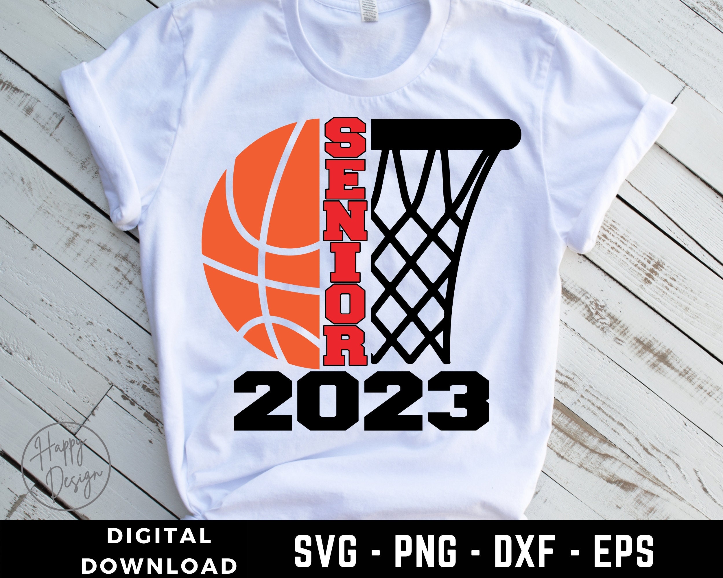 Senior 2023 Basketball SVG Design Basketball Iron on - Etsy UK