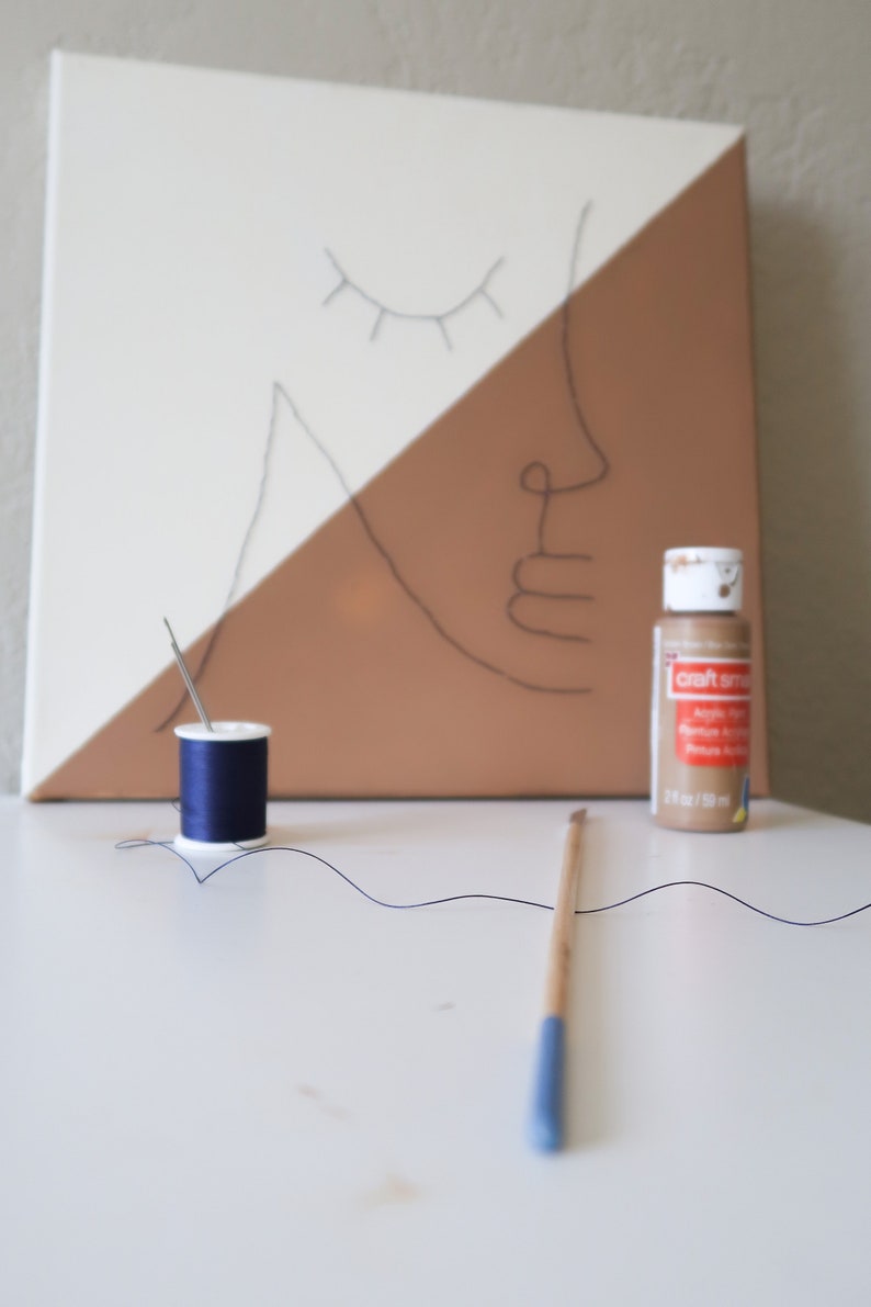 Modern Contemporary Art Simple Home Decor One Line Art | Etsy