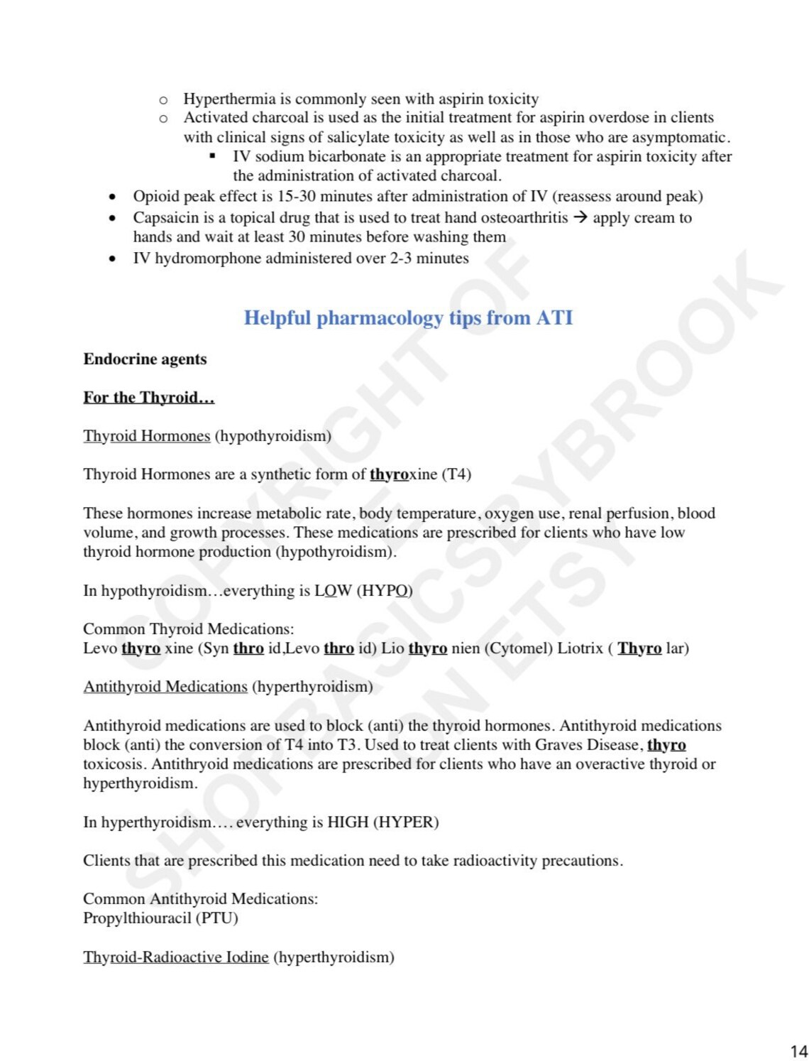 Pharmacology Study Guide for NCLEX-RN UWORLD Drug Guide Chart - Etsy