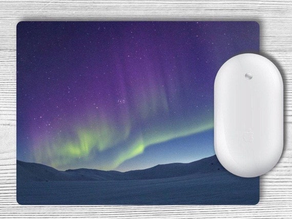 Mouse Pad Northern Lights Aurora Borealis Printed Design Home - Etsy