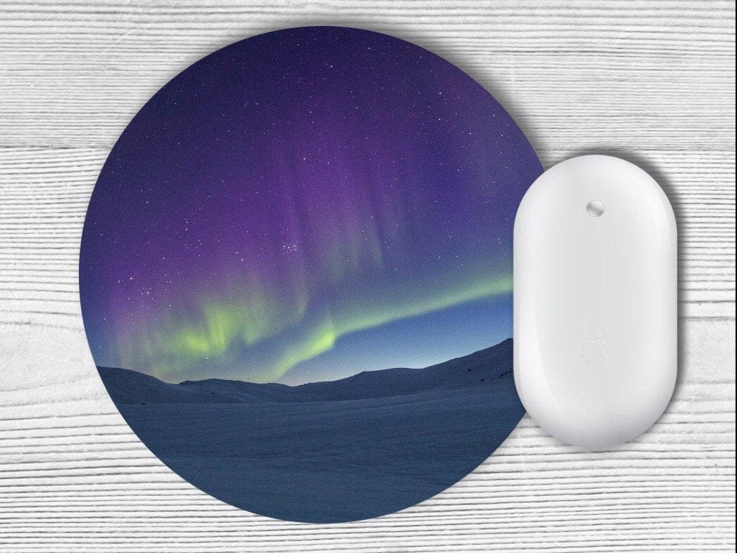 Mouse Pad Northern Lights Aurora Borealis Printed Design Home Office Gift Mouse Mat Aurora ...
