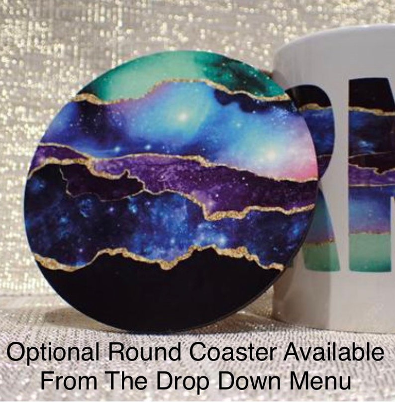 Mouse Pad Galaxy Agate Design Printed Mousepad Optional | Etsy