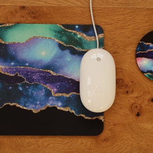 Mouse Pad Galaxy Agate Design Printed Mousepad Optional - Etsy UK