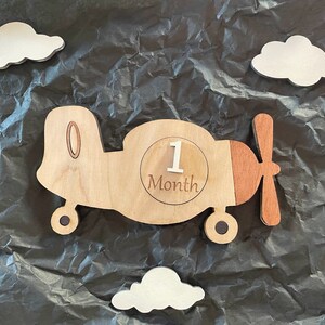 Helicopter Baby Monthly Milestone, Baby Photo Prop. - Etsy