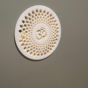 Om, Ohm Wall Decor | Om Wall Art for Temple | Acrylic Art | Hinduism Om ...